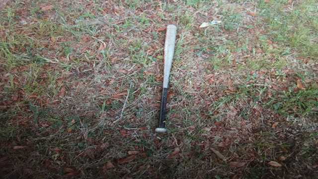 Man arrested for beating wife with bat