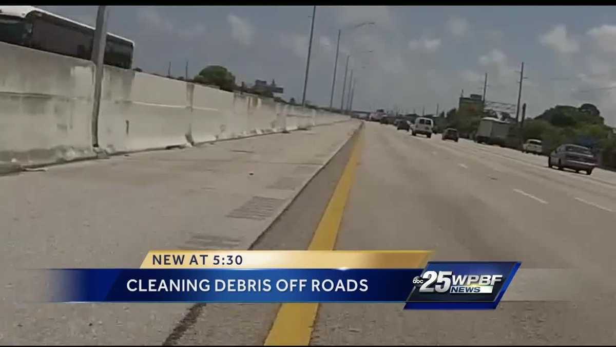 Beware of road debris