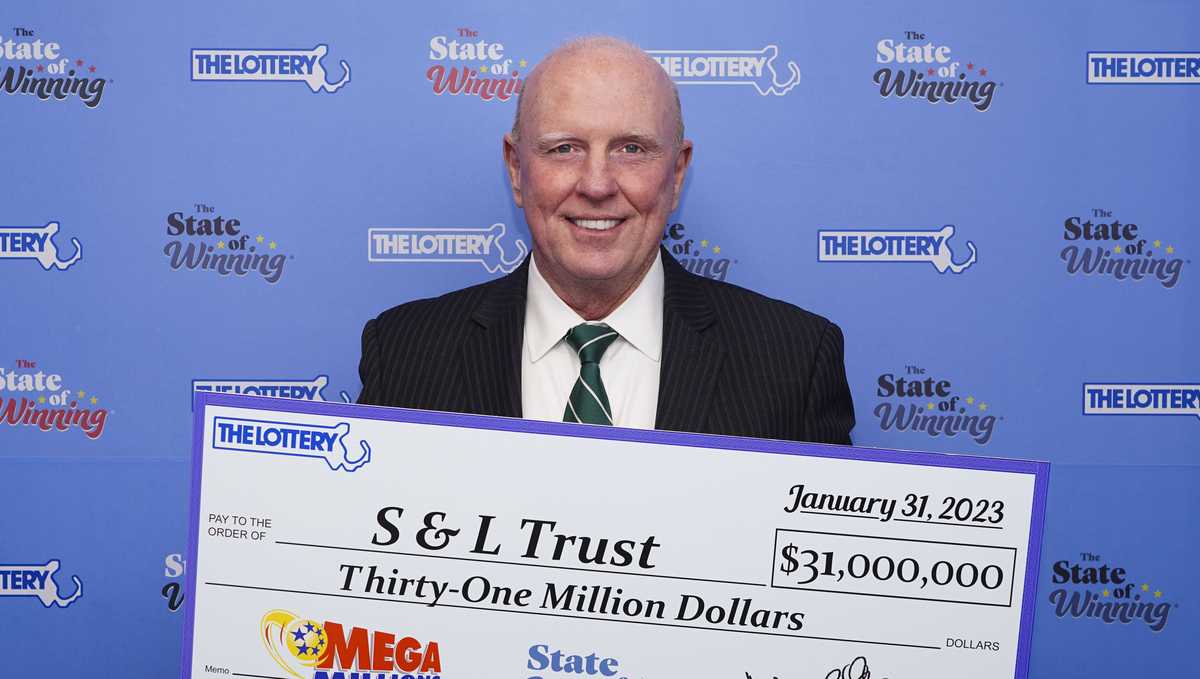 $31 million Mega Millions jackpot prize claimed in Massachusetts