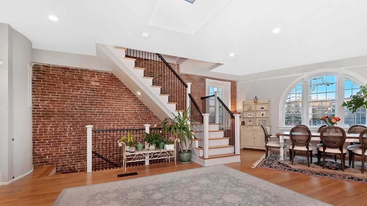 Rare single family brick row-house on market in Brookline for $2.29M