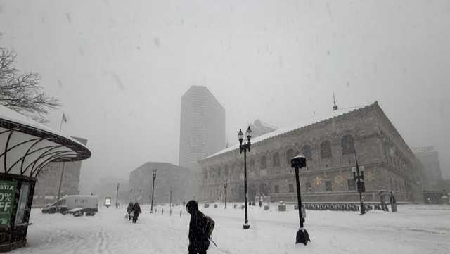 How much snow has fallen? Latest totals for Jan. 25 from across Mass.