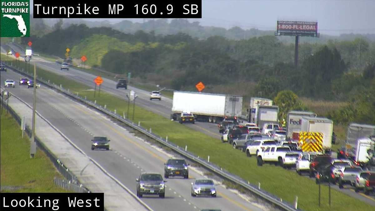 All Northbound Lanes Closed On Turnpike Following Crash In St Lucie County 5614