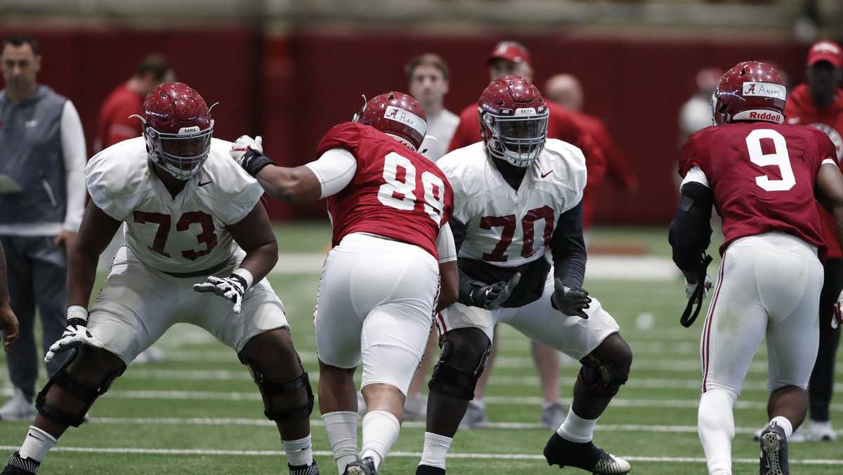 Alabama continues spring football practice