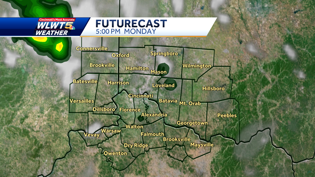 Hour by hour: When severe threat moves through Cincinnati area Monday