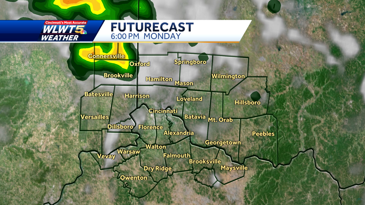 Hour by hour: When severe threat moves through Cincinnati area Monday