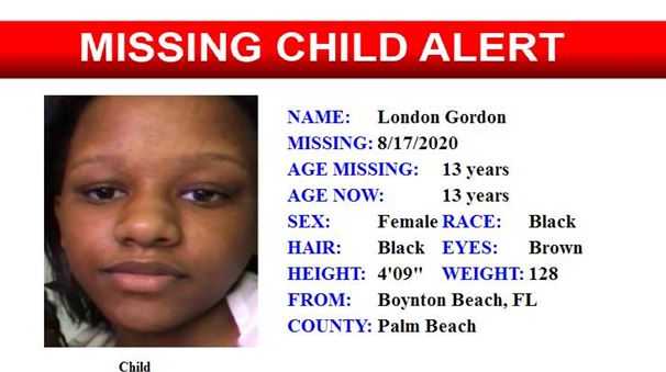 Police find missing 13-year-old girl from Boynton Beach