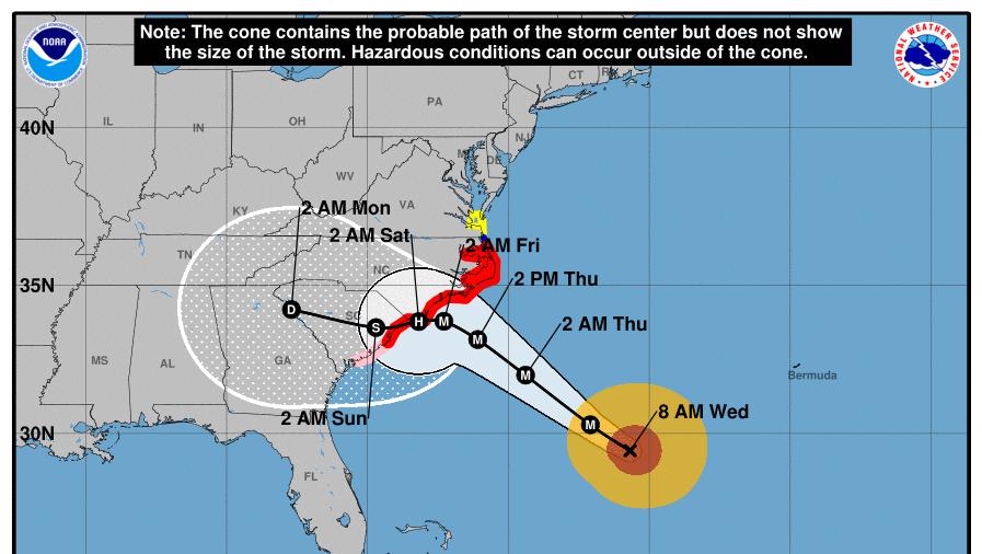 Alabama could see some rain from Florence