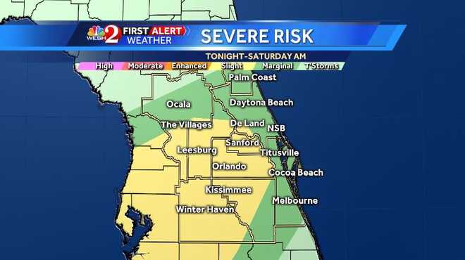 Wild weather weekend ahead for Central Florida