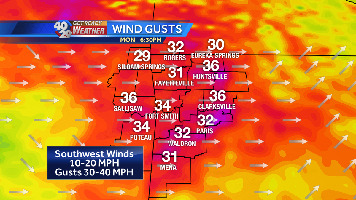 We're off to a cool and windy start this week