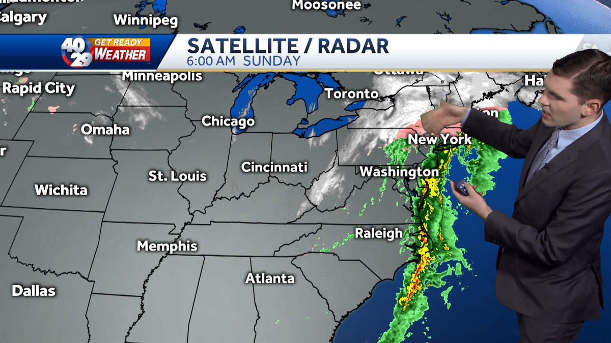 Bitter cold morning; Above-freezing afternoon