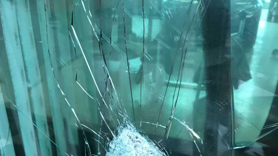 Rock drops on man's windshield, nearly shattering it as he enters Lytle ...