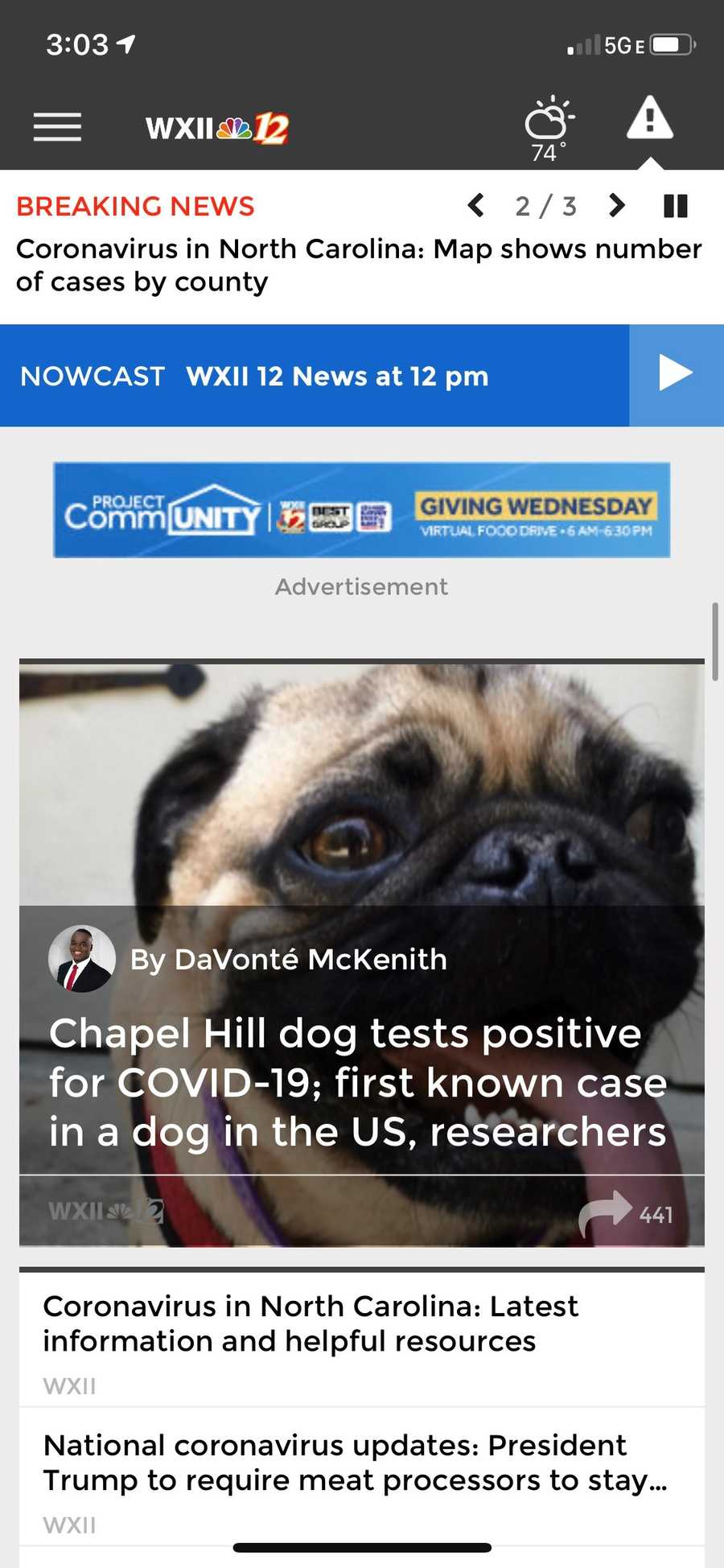 How to get up-to-the-minute weather alerts from WXII 12 News