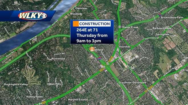 Expect some delays on the Watterson Expressway this week