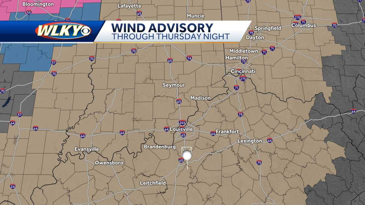 Wind Advisory: Wednesday and Thursday