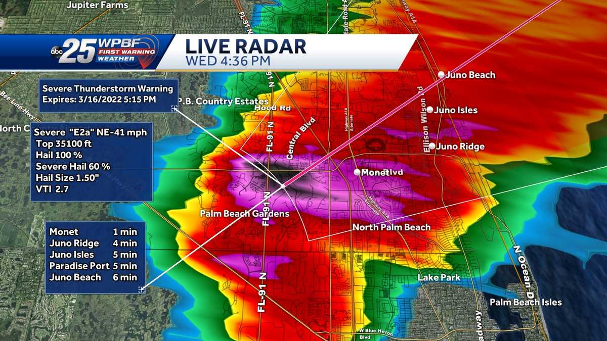 Strong storms likely across Florida