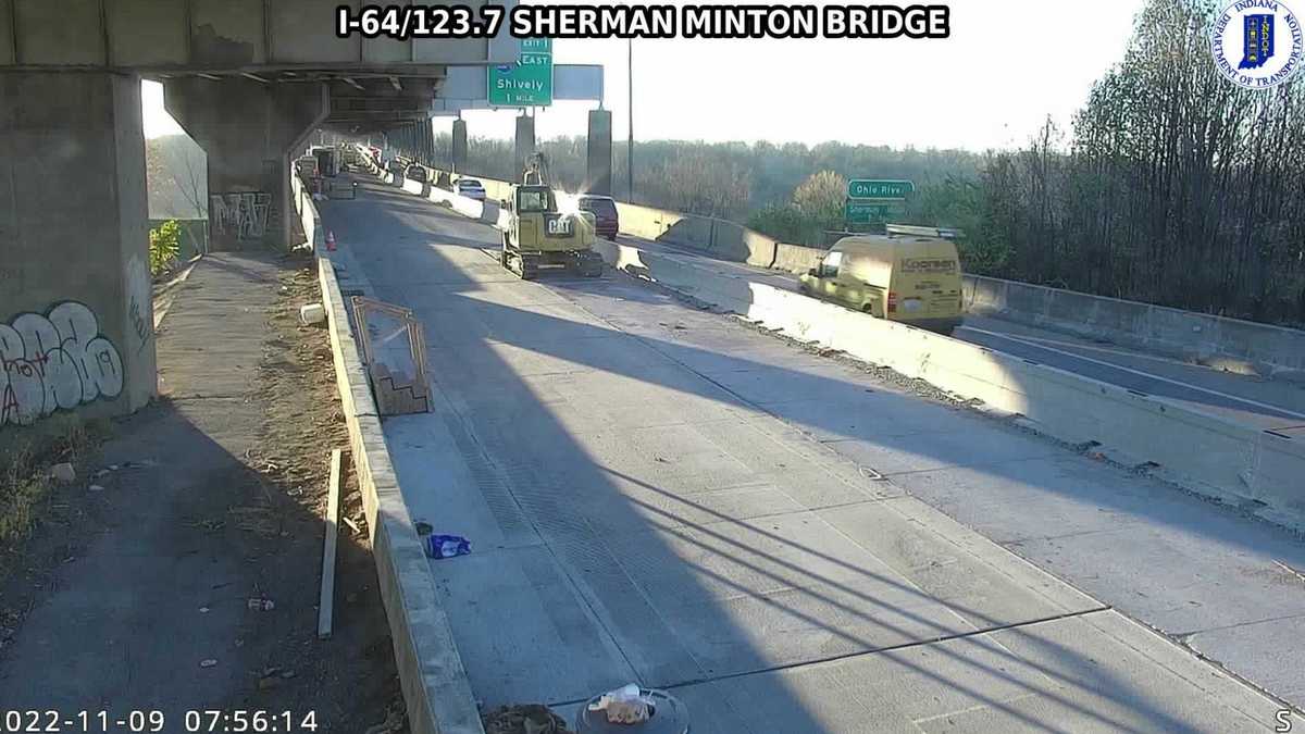 TRAFFIC: Segments of the Sherman Minton Bridge to close this weekend