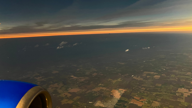 LOOK: Photos on flight to CVG during solar eclipse show glimpse of ...