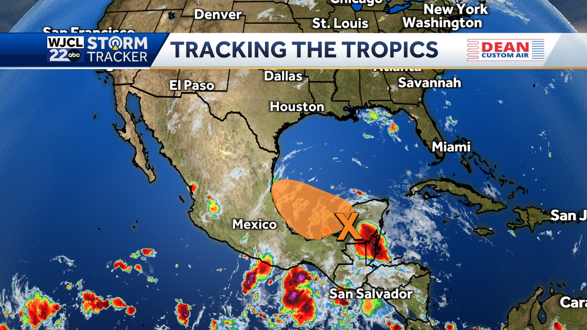 National Hurricane Center tracking an area of interest