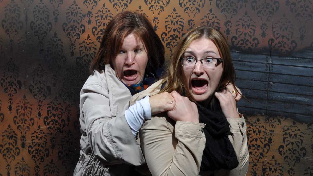 See more terrified visitors inside Nightmares Fear Factory