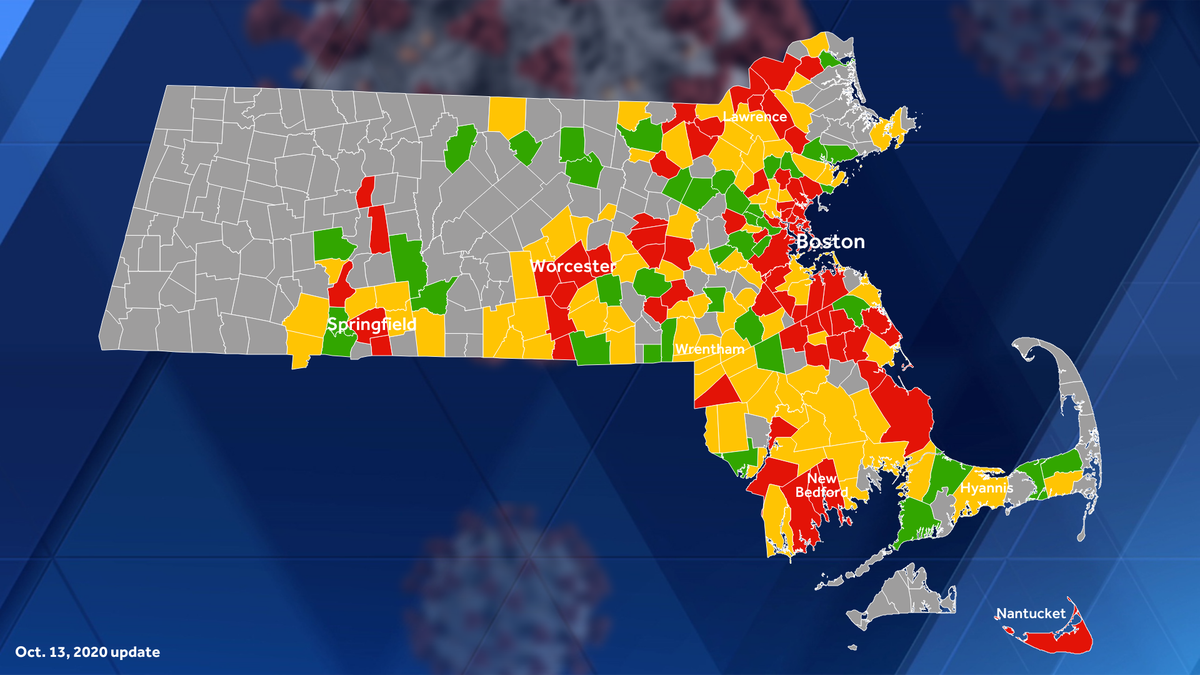 Number of high-risk COVID-19 communities in Mass. continues to climb