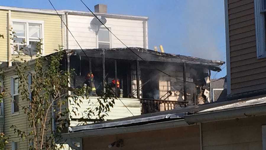 Crews battle York City fire