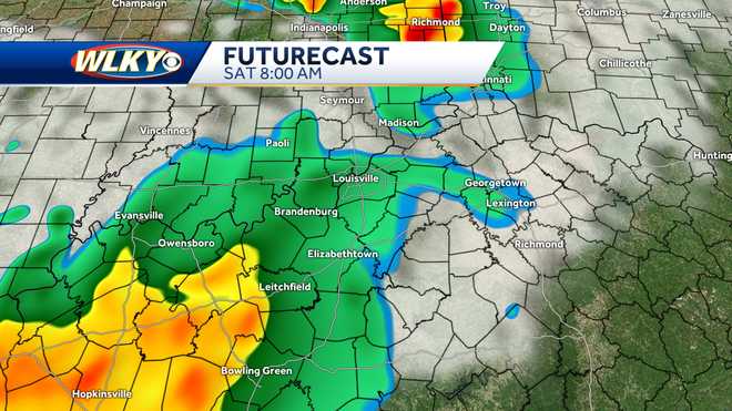 Louisville weekend weather: Turning up the heat, dodging rain and storms