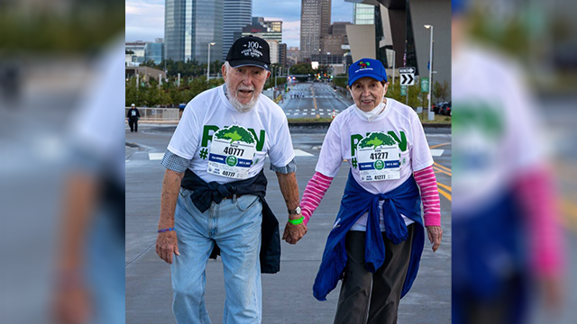 100-year-old and 92-year-old finish OKC Memorial Marathon 5K race