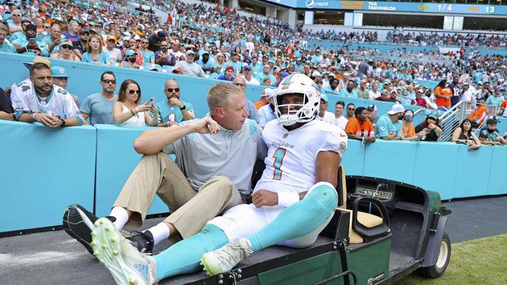 NFL: Dolphins waiting to see extent of Tua's rib injury