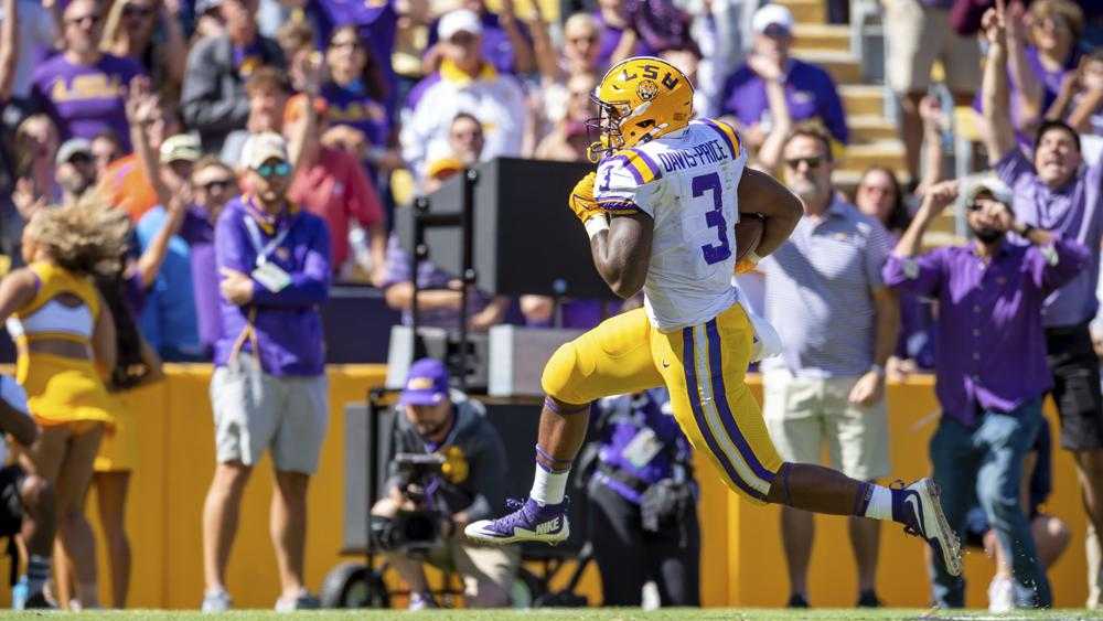 Davis-Price, LSU stun turnover-prone No. 20 Florida, 49-42