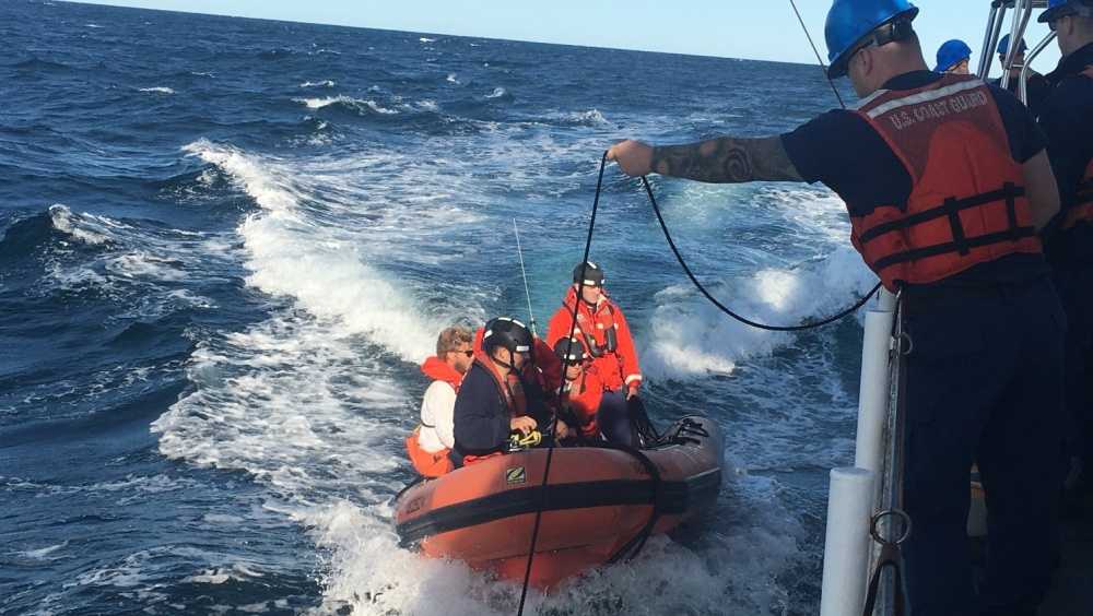 Coast Guard crews rescue 2 people off Maine coast