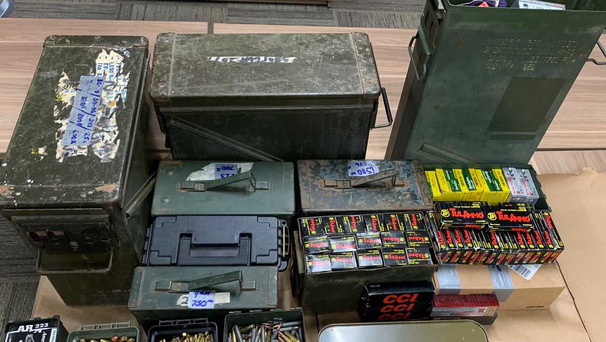 35 guns, thousands of rounds of ammo found during manufacturing firearm ...