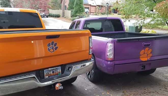 Self-proclaimed Clemson 'superfan' creates Tigermobiles from trucks to ...