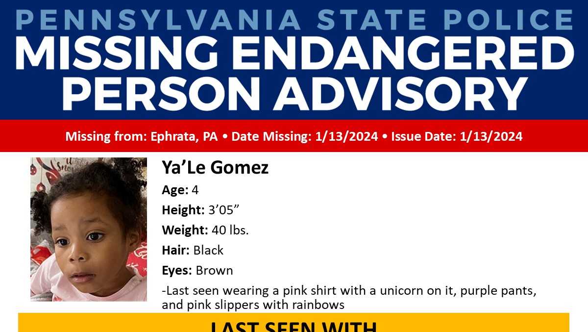 Missing 4-year-old girl found safe