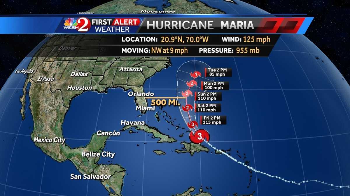 Tropical Storm Maria expected to strengthen into hurricane