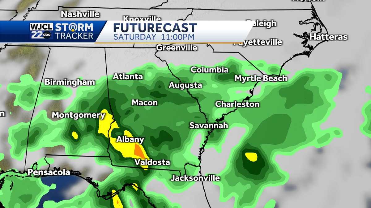 Savannah: Tracking rain for the Savannah area