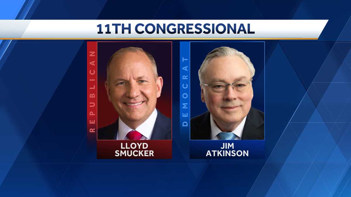 PA 11th Congressional District results: Lloyd Smucker vs Jim Atkinson