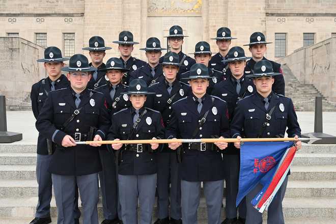 16 new state troopers sworn in during Nebraska Capitol ceremony