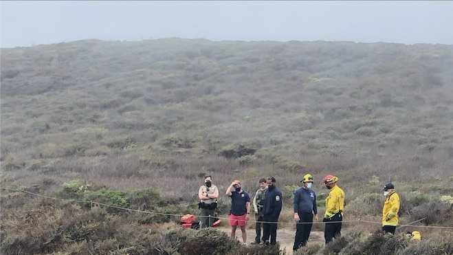 Teen stranded on a ledge rescued from Point Lobos cliff