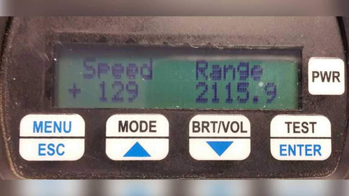 I-93 driver clocked at 129 mph, police say