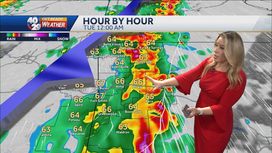 TIMELINE: Here's when severe weather could hit Arkansas