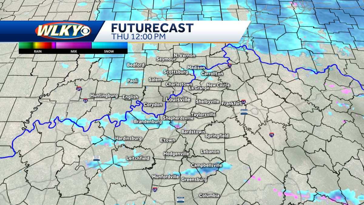 Thursday forecast: Colder weather taking over with chance of snow ...