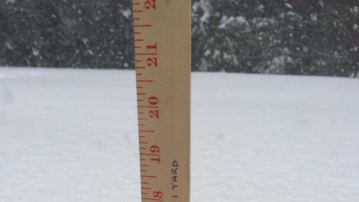 Latest snowfall reports from the storm Thursday, Feb. 9, 2017