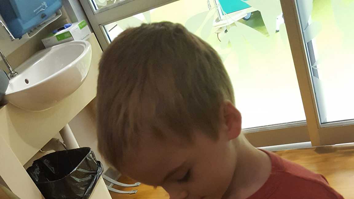 IMAGES: Louisville baby with rare condition travels country for treatment