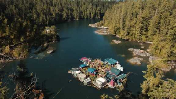 Here's how one couple has lived for 29 years on an island they built ...