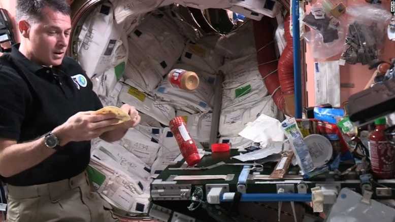 How to make a PB&J in space