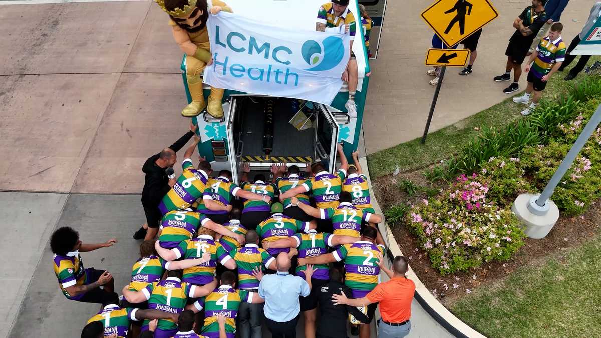 NOLA Gold rugby LCMC Health