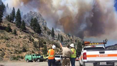 I-80 near Truckee reopens as wildfire burns nearby