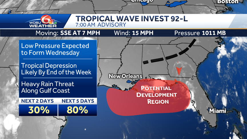 Monday Videocast: tropical development possible this week, more heat