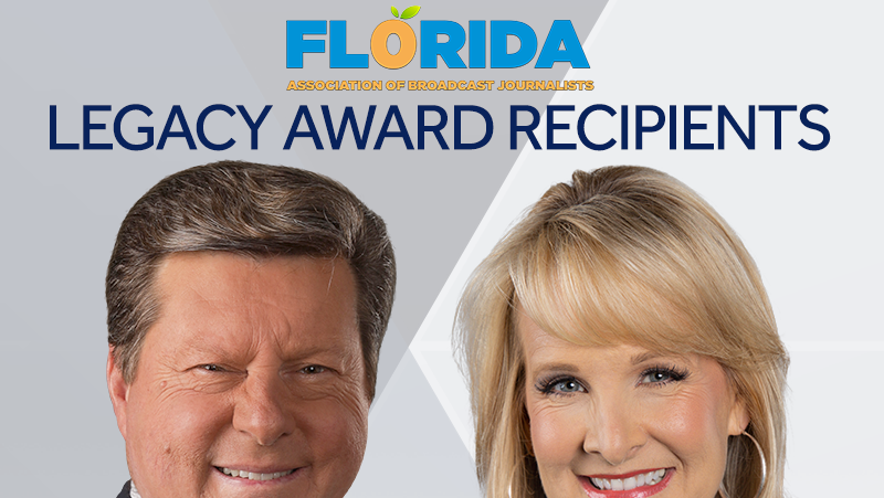 Longtime WESH 2 journalists receive 2023 Legacy Award