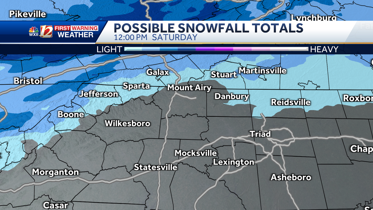 Showers and a Few Flakes Possible Saturday Morning